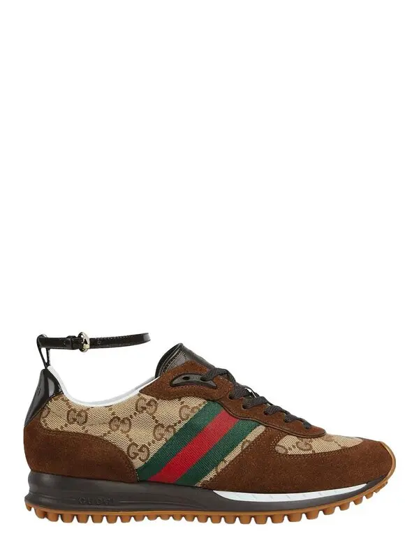 Gucci Remotion Gg Canvas Sneaker - Beige/dark Brown
