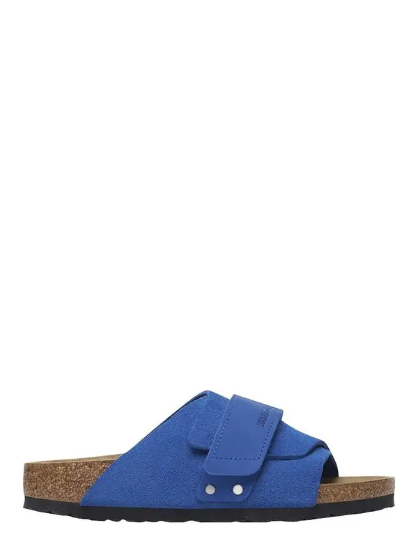 BIRKENSTOCK Kyoto Nubuck Suede Sandals - Ultra Blue