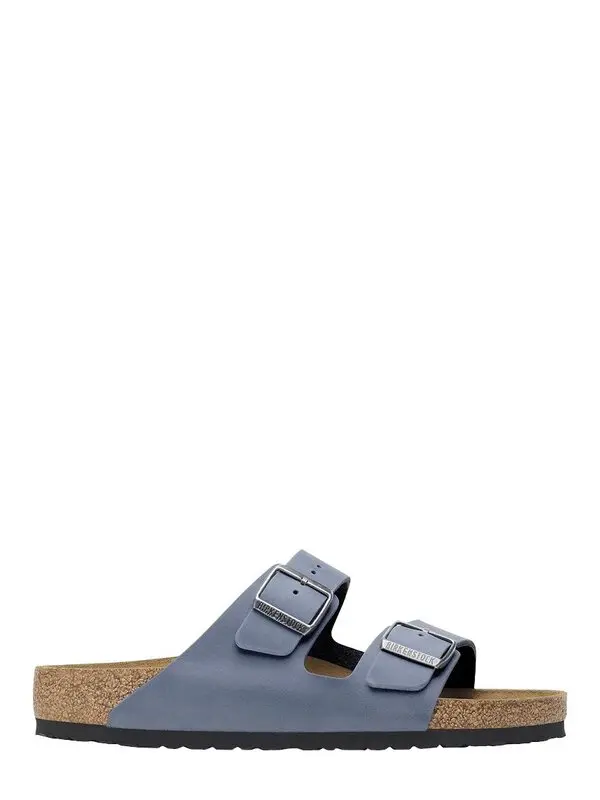 BIRKENSTOCK Arizona Oiled Leather Sandals - Elemental Blue