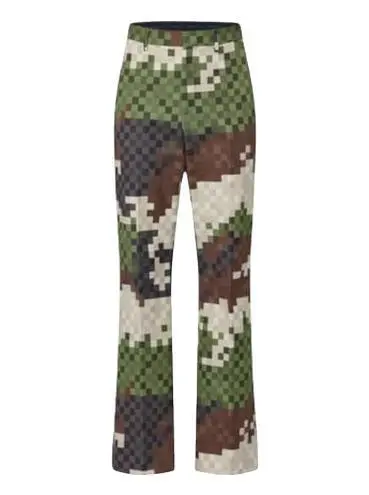 LOUIS VUITTON Classic Flared Trousers - Camo