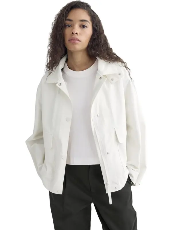 Everlane Re:cycled Nylon Barrel Jacket - Bone