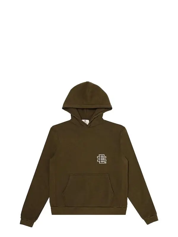 ERIC EMANUEL Basic Hoodie - Olive/black