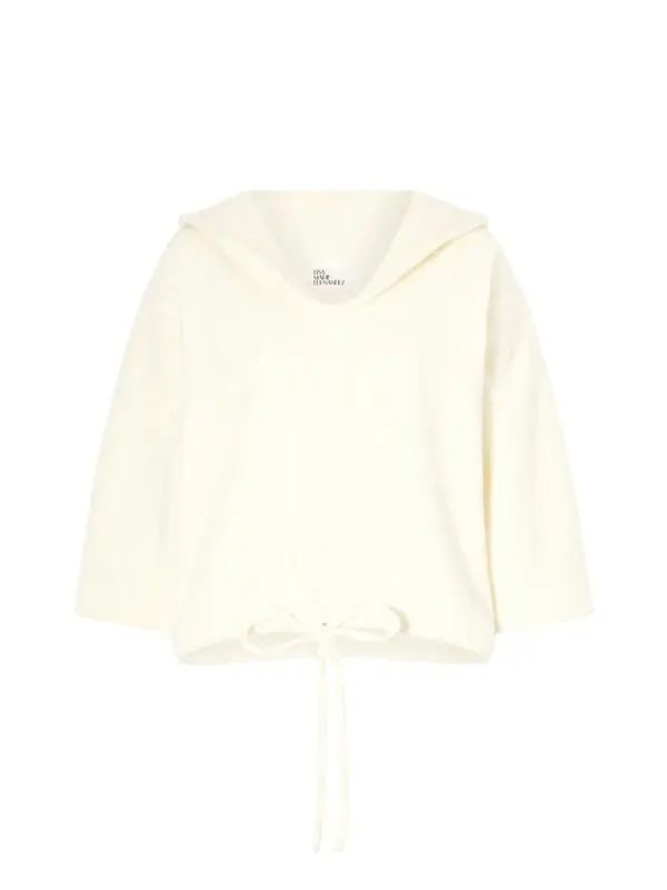Lisa Marie Fernandez Sailor Cotton-terry Top - Neutrals