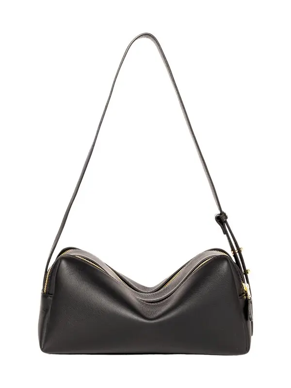 ELLEME Trousse Pebbled Leather Bag - Black