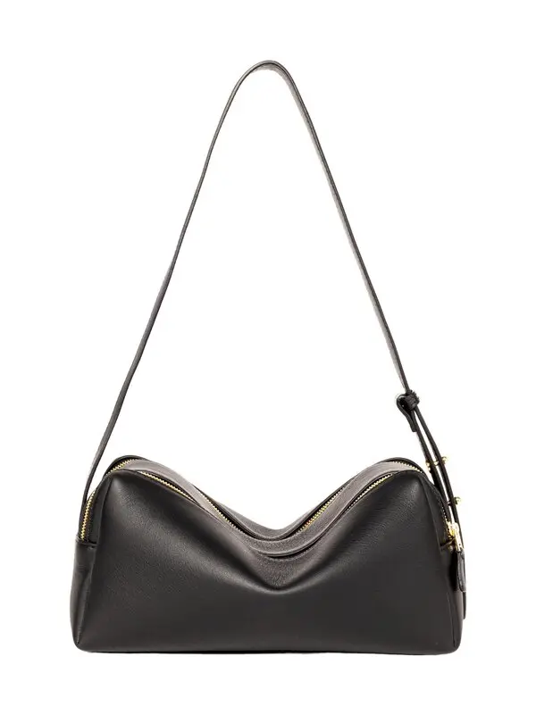 ELLEME Trousse Pebbled Leather Bag - Black