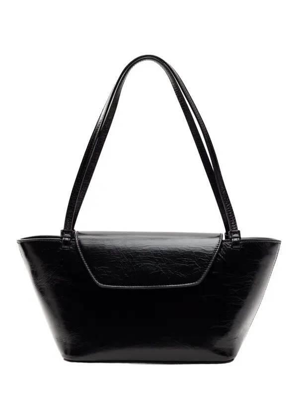 ELLEME Courrier Tote Vintage Leather - Black