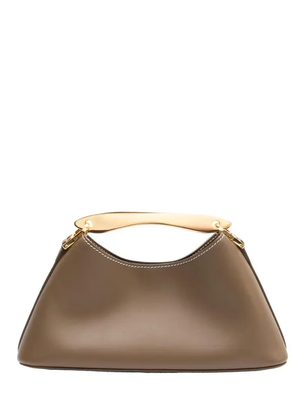 ELLEME Mini Boomerang Leather Top Handle Bag - Rock