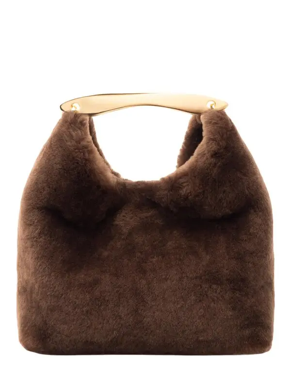 ELLEME Small Boomerang Shearling - Brownie