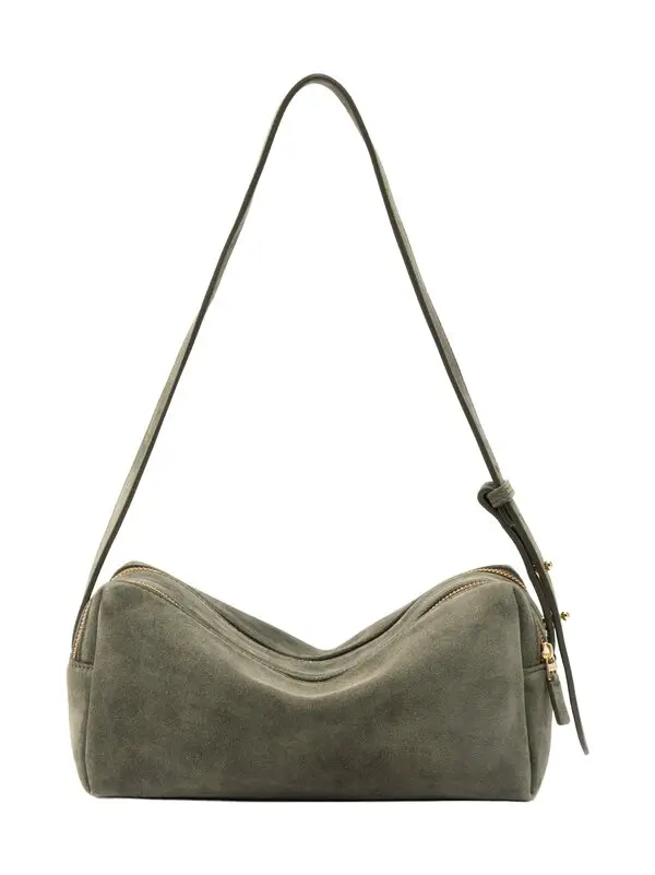 ELLEME Trousse Suede Bag - Khaki