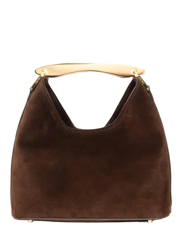 ELLEME Small Boomerang Suede Handbag - Brownie