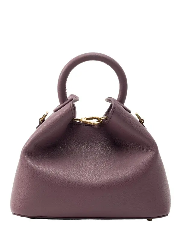 ELLEME Baozi Pebbled Leather Bag - Blackberry