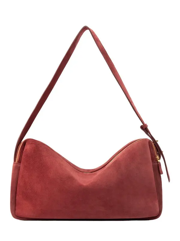 ELLEME Trousse Large Suede - Burgundy