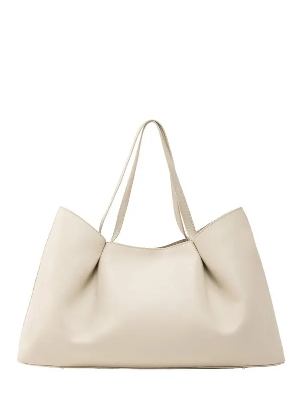 ELLEME Dimple Tote Leather - Sesame