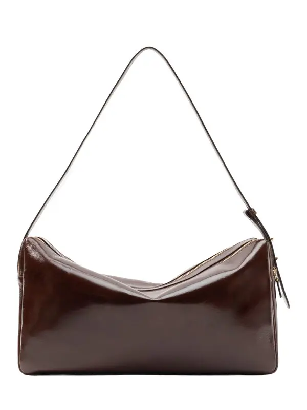 ELLEME Trousse Large Vintage Leather - Chestnut