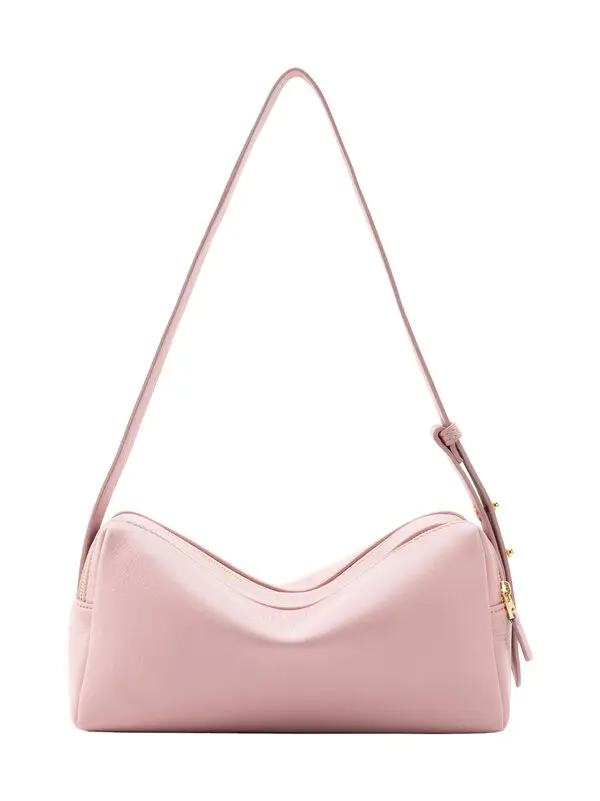 ELLEME Trousse Pebbled Leather Shoulder Bag - Pink