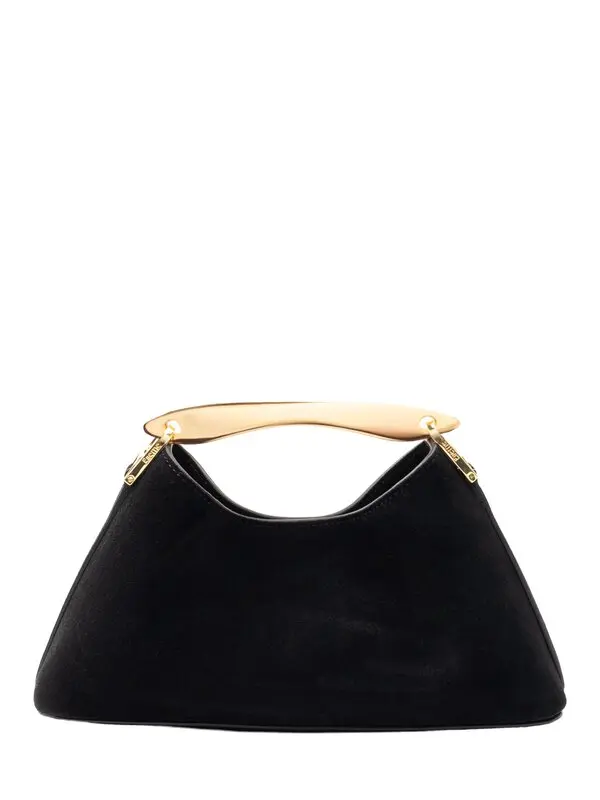 ELLEME Mini Boomerang Suede Bag - Black