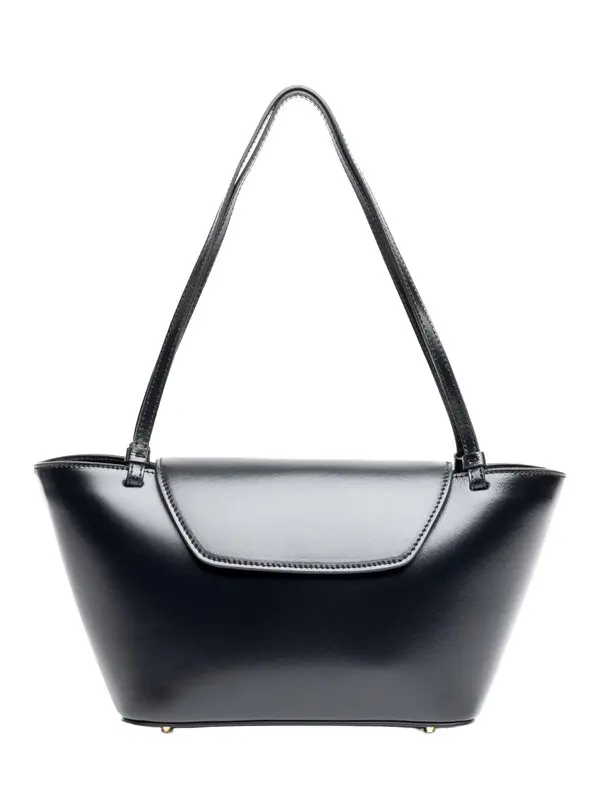 ELLEME Courrier Tote Patent Leather - Black
