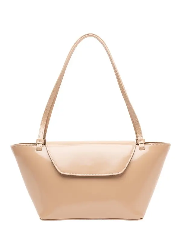 ELLEME Courrier Tote Patent Leather - Beige