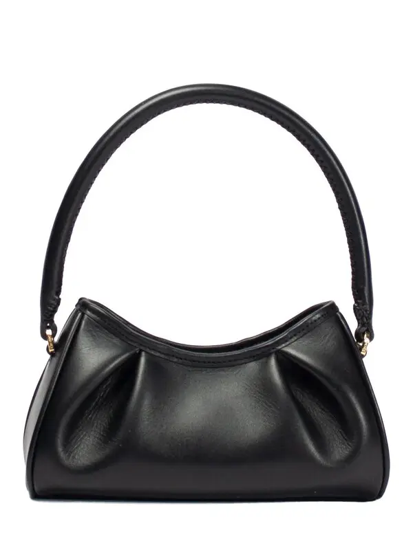 ELLEME Small Dimple Leather Handbag - Black
