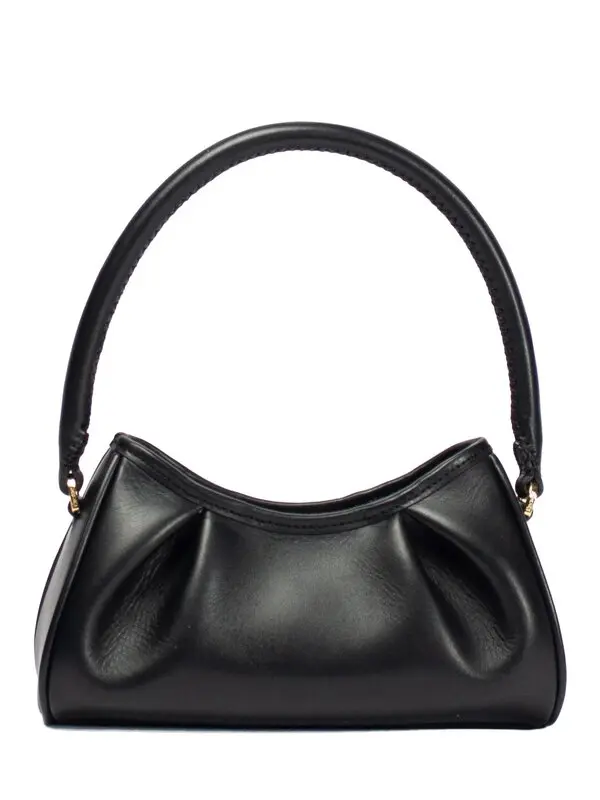 ELLEME Small Dimple Leather Handbag - Black