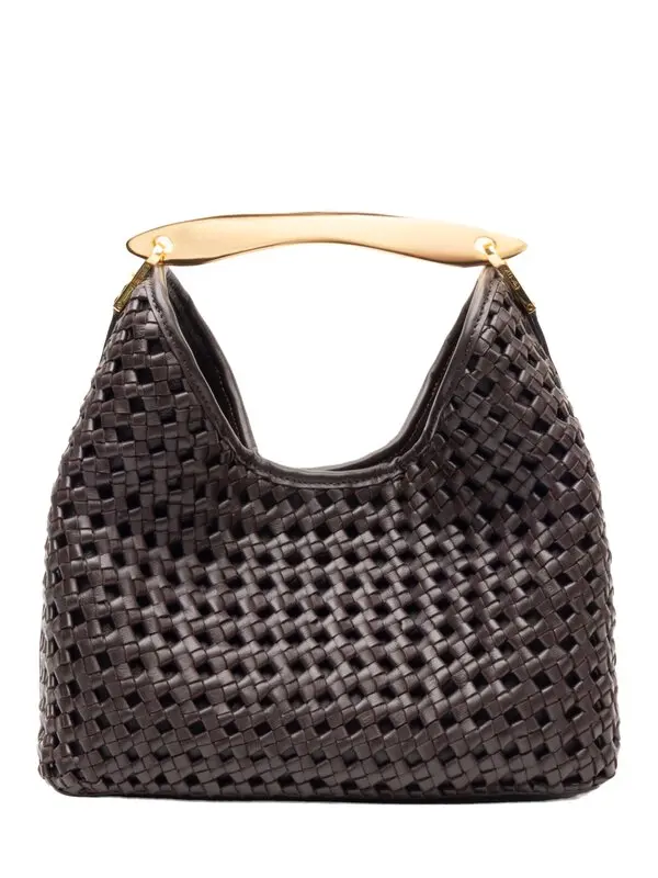ELLEME Boomerang Woven Leather - Dark Brown