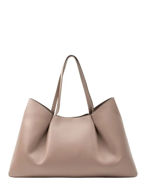 ELLEME Dimple Leather Tote - Acacia