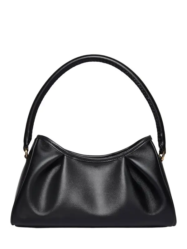 ELLEME Dimple Leather Top Handle Bag - Black