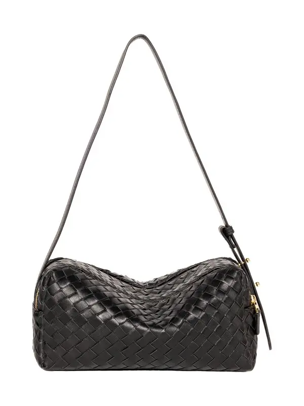 ELLEME Trousse Woven Leather Bag - Black