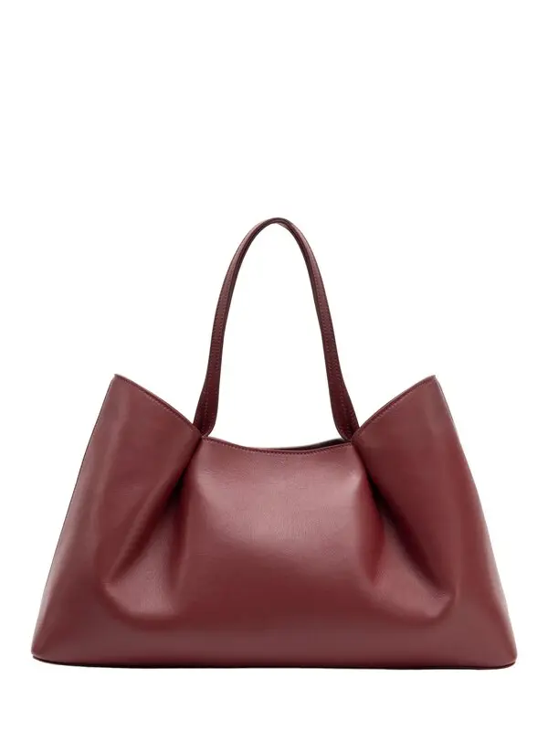 ELLEME Dimple Tote - Burgundy