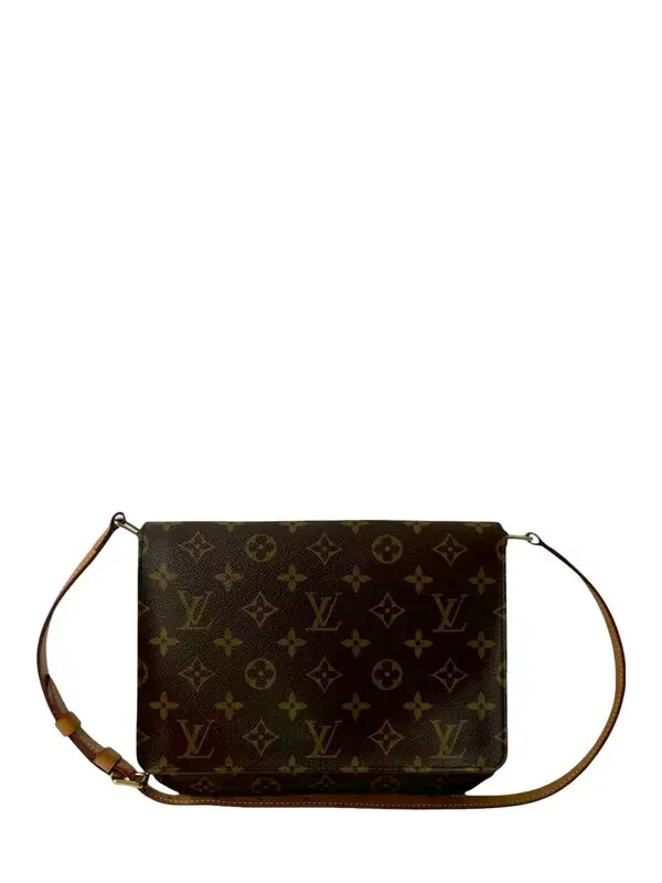 LOUIS VUITTON 2002 Monogram Musette Tango - Brown