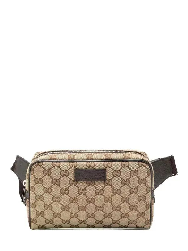 Gucci Gg Canvas Belt Bag - Brown