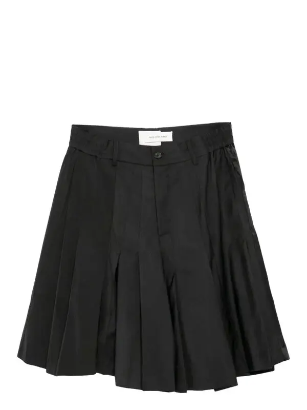 FENG CHEN WANG Pleated Shorts - Black