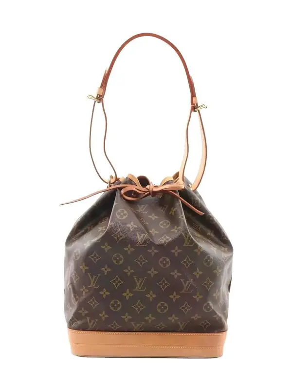 LOUIS VUITTON 1991 Noe Monogram Tote Bag - Brown