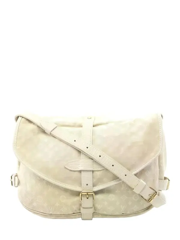 LOUIS VUITTON 2007 Saumur Monogram Canvas Shoulder Bag - Neutrals