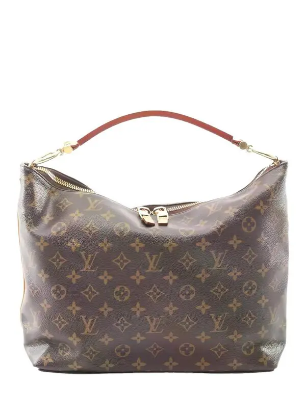LOUIS VUITTON Shri Monogram Tote Bag - Brown