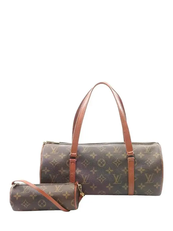 LOUIS VUITTON 00s 30 Papillon Tote Bag - Brown