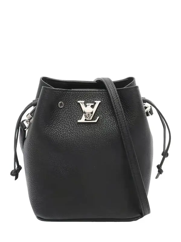 LOUIS VUITTON 2020 Nano Lockme Bucket Bag - Black