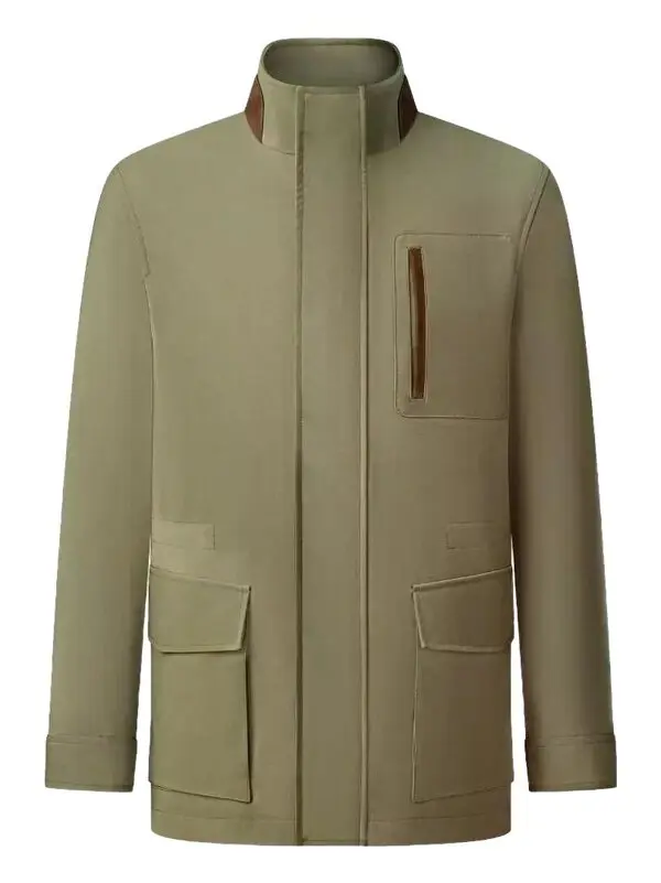 Shanghai Tang Zip-up Tang Jacket - Green