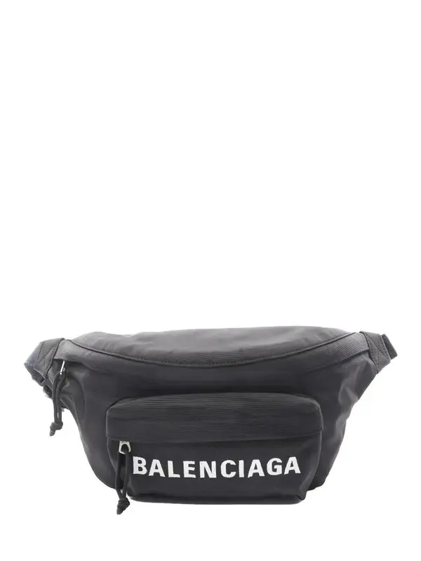 Balenciaga 2010s Wheel Belt Bag - Black