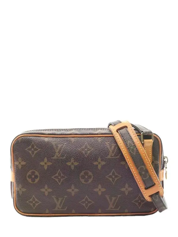 LOUIS VUITTON 2001 Monogram Cross Body Bag - Brown