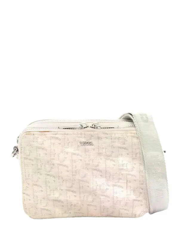 Dior 2000s Logo-pattern Shoulder Bag - Neutrals