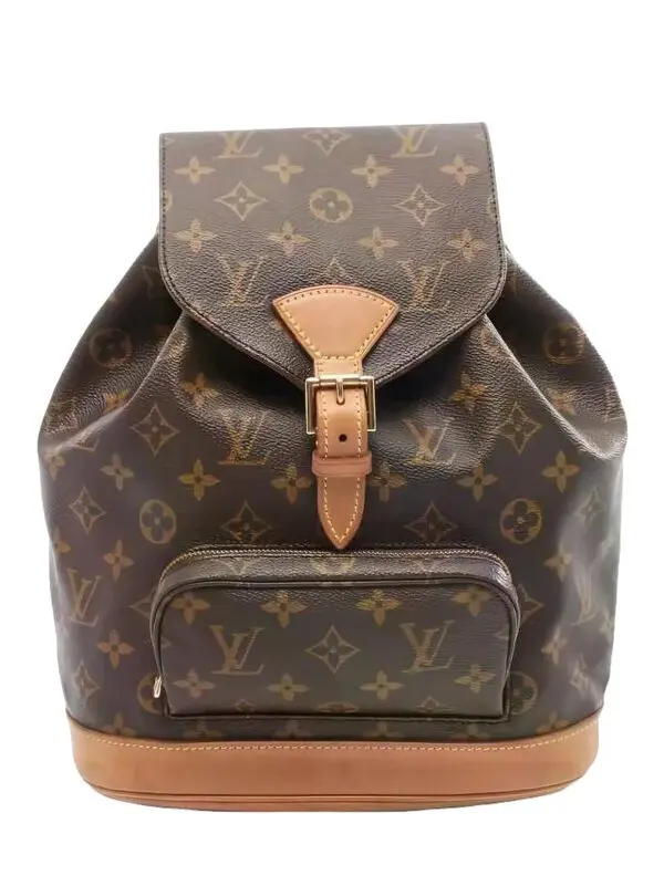 LOUIS VUITTON 1998 Mm Montsouris Monogram-pattern Backpack - Brown