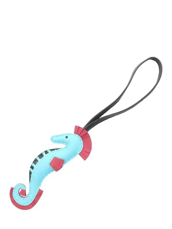 Hermès 2023 Seahorse Bag Charm - Blue