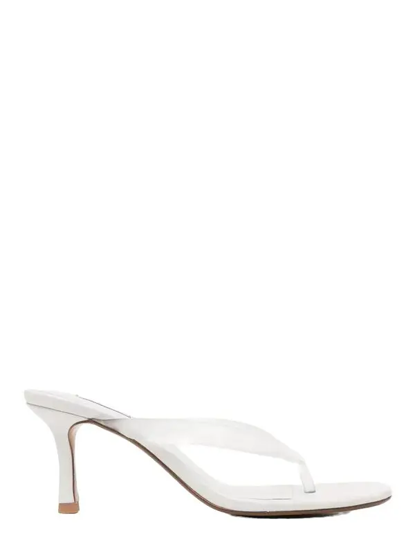 Senso 75mm Flower Heeled Sandals - White
