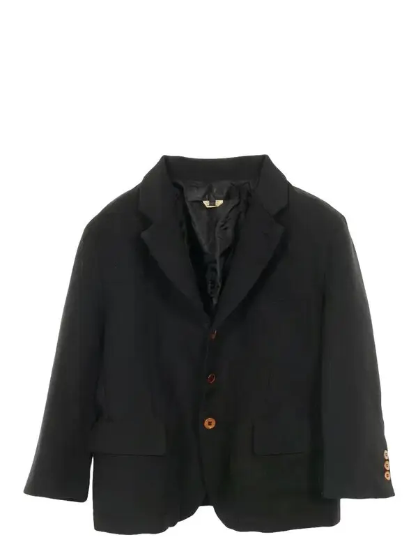 Comme Des Garçons 2010s Single-breasted Blazer - Black