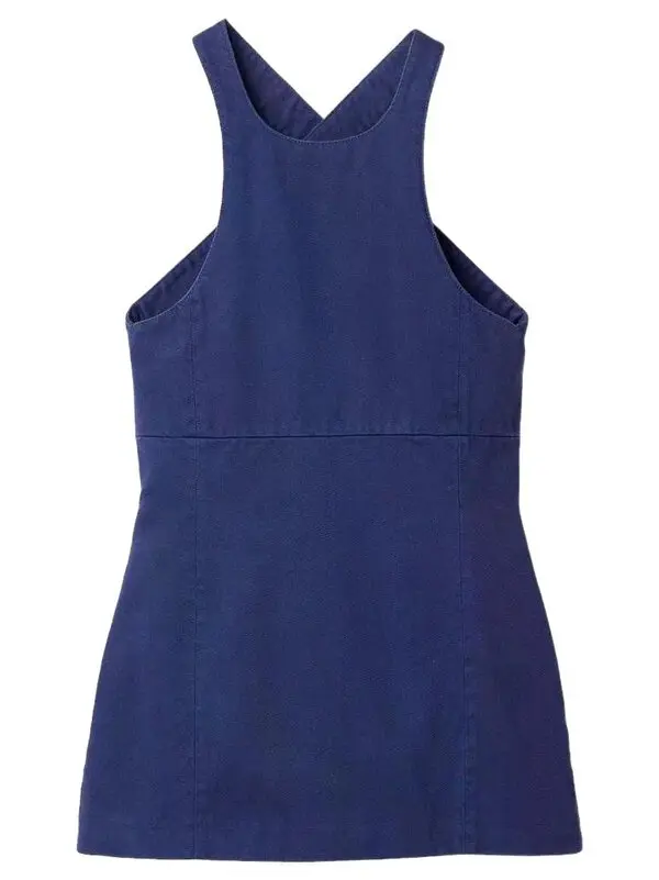 Miu Miu Backless Mini Dress - Blue