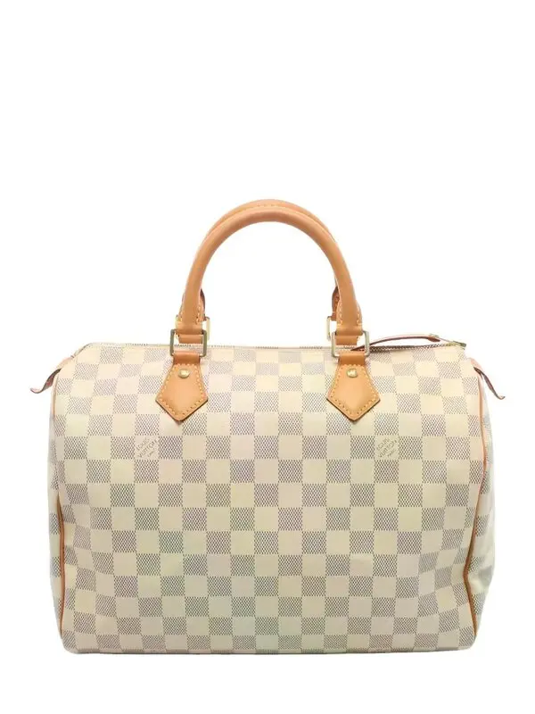 LOUIS VUITTON 30 Speedy Damier Azur Handbag - Neutrals