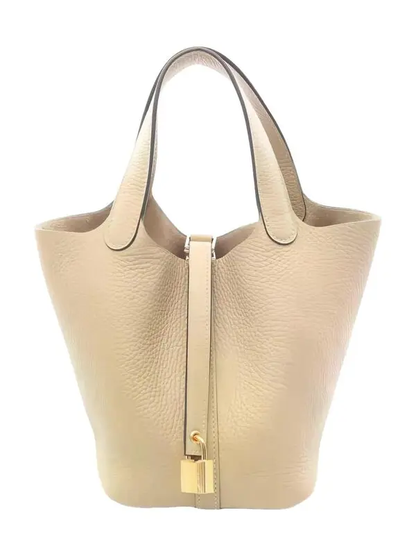 Hermès 2025 Pm Picotin Lock Clemence-leather Handbag - Neutrals