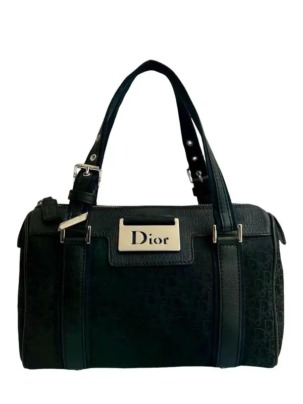 Dior Diorissimo Trotter Boston Bag - Black