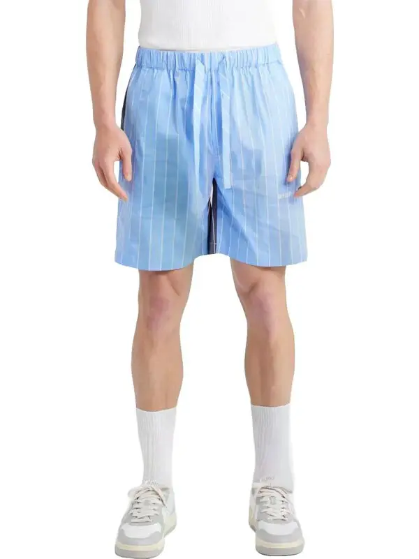 OFF DUTY Striped Drawstring Shorts - Blue